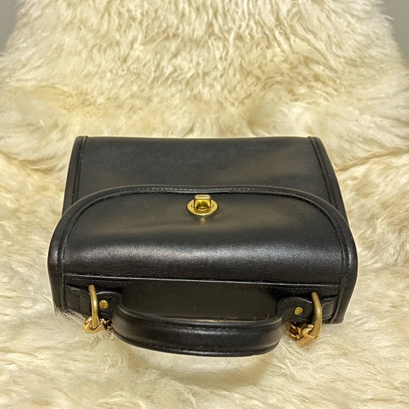 Coach | Bags | Vintage Coach Regina Satchel Crossbody Bag 9983 Black ...